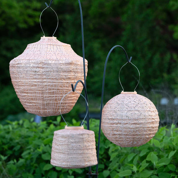 Lumiz Lantern Crown 40cm - Apricot Funale – Thread Design