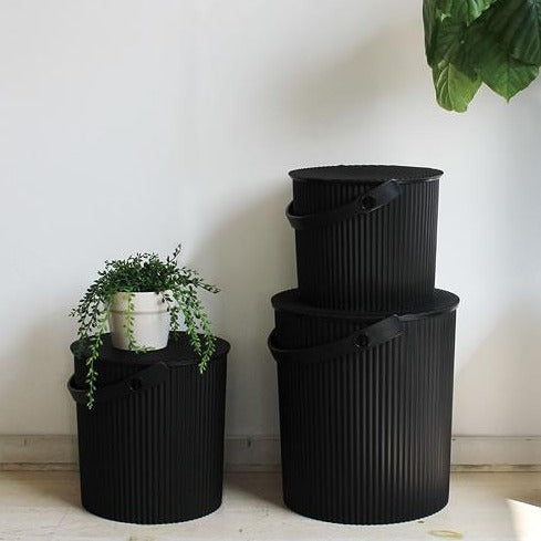 Omnioutil Storage Bucket with Lid - Black – Thread Design
