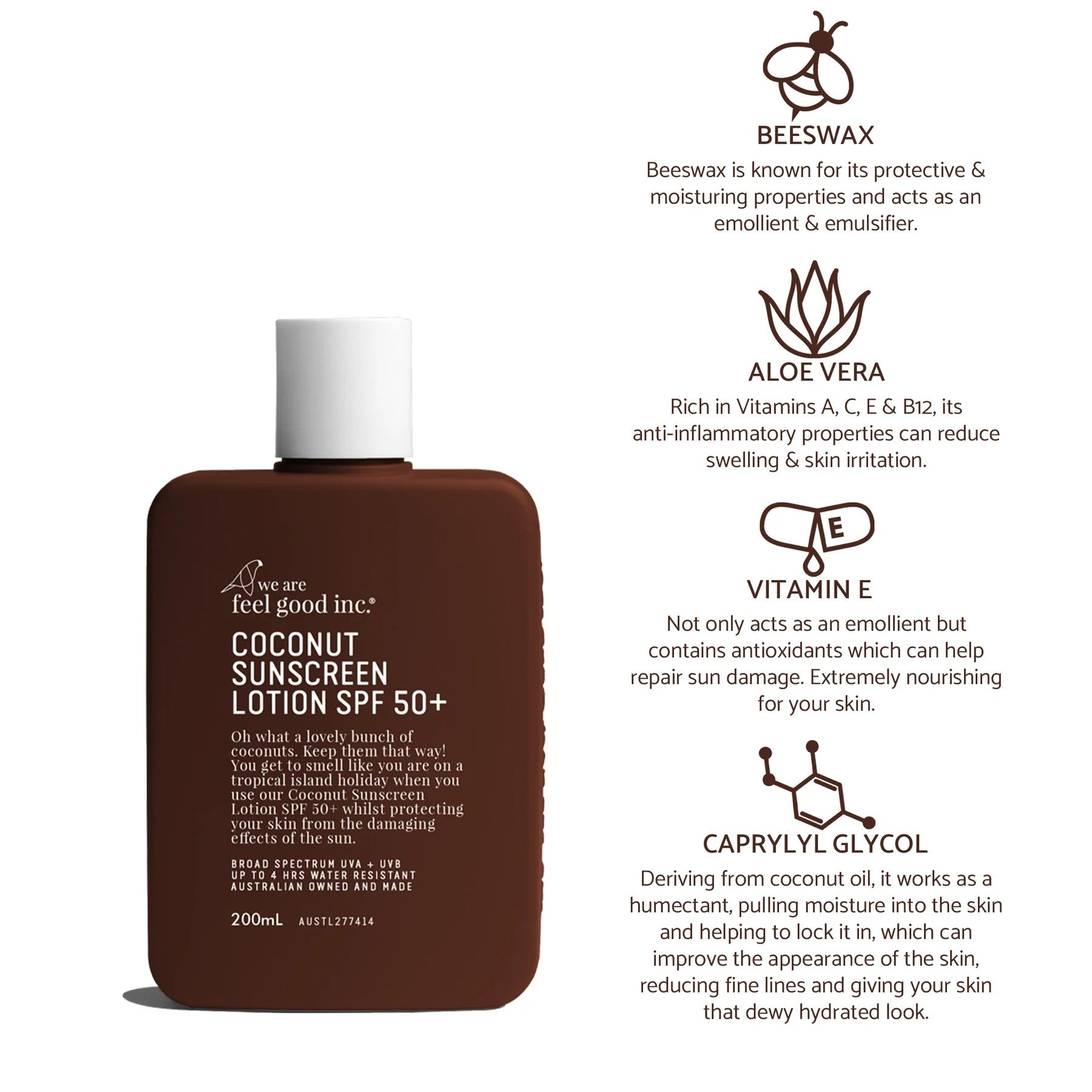 Coconut Sunscreen SPF 50+ – Thread Design