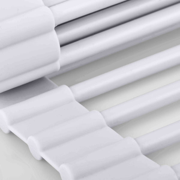 Designstuff Silicone Fold Dish Drying Rack - White – Thread Design