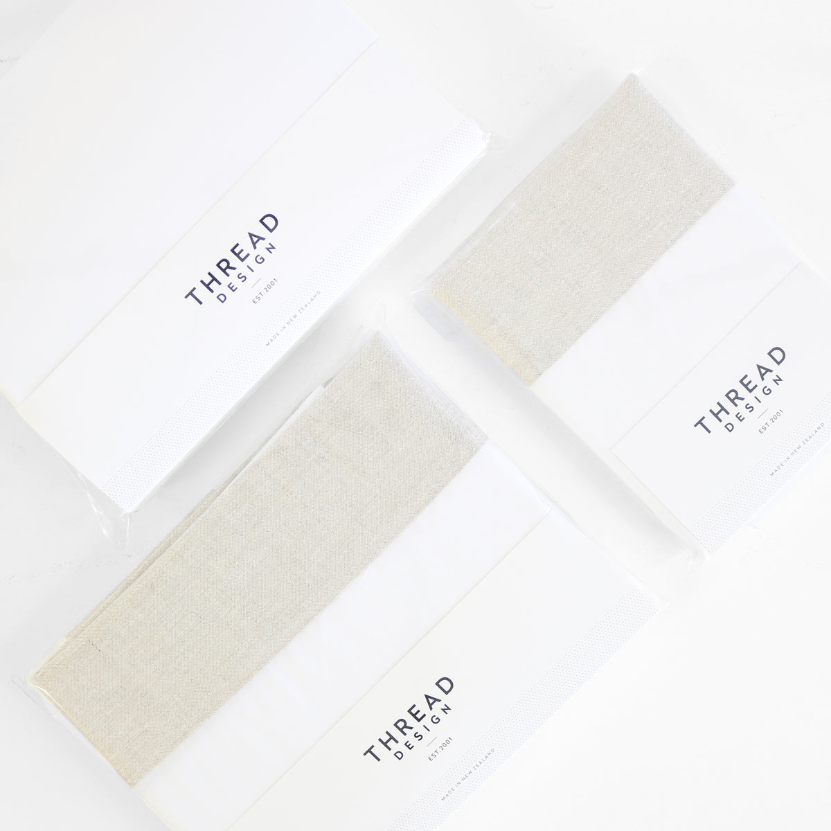 Natural Cuff Sheet - Single – Thread Design