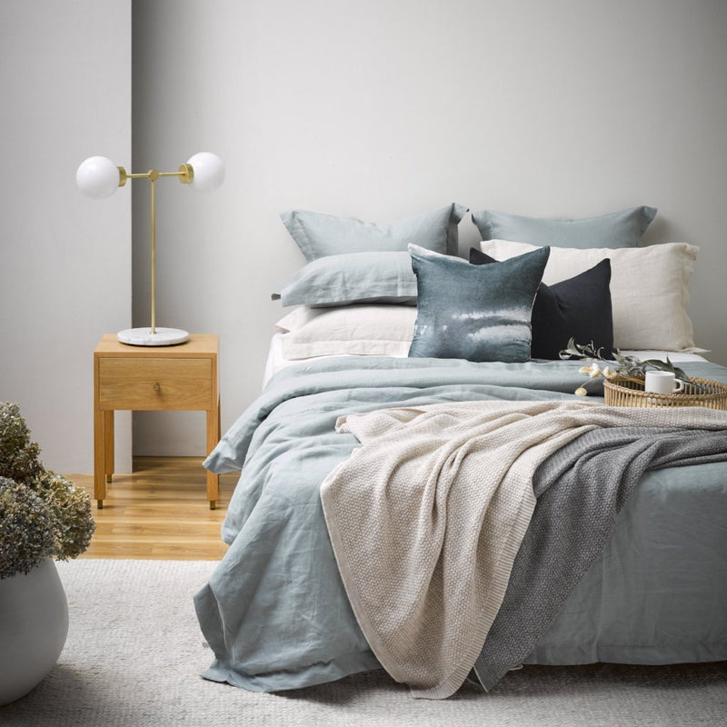 Thread Design Ocean Linen Duvet Cover