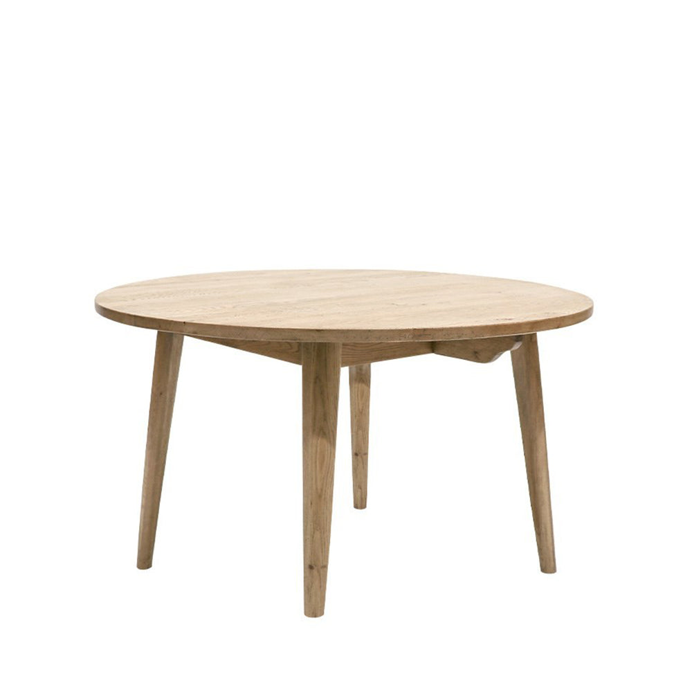 Vaasa Round Oak Dining Table – Thread Design
